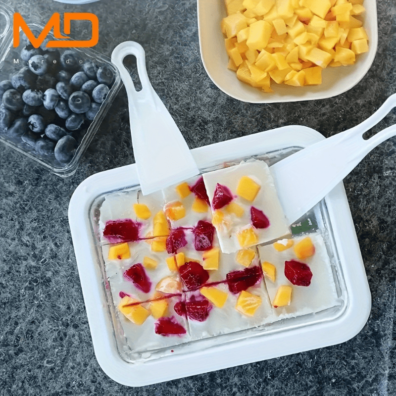 Portable Stainless Steel Ice Cream Roller Maker Kit - DIY No ...