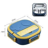 GoBe Kids Bento Style Lunch Box with Snack Spinner Flip - Divided Lunch ...