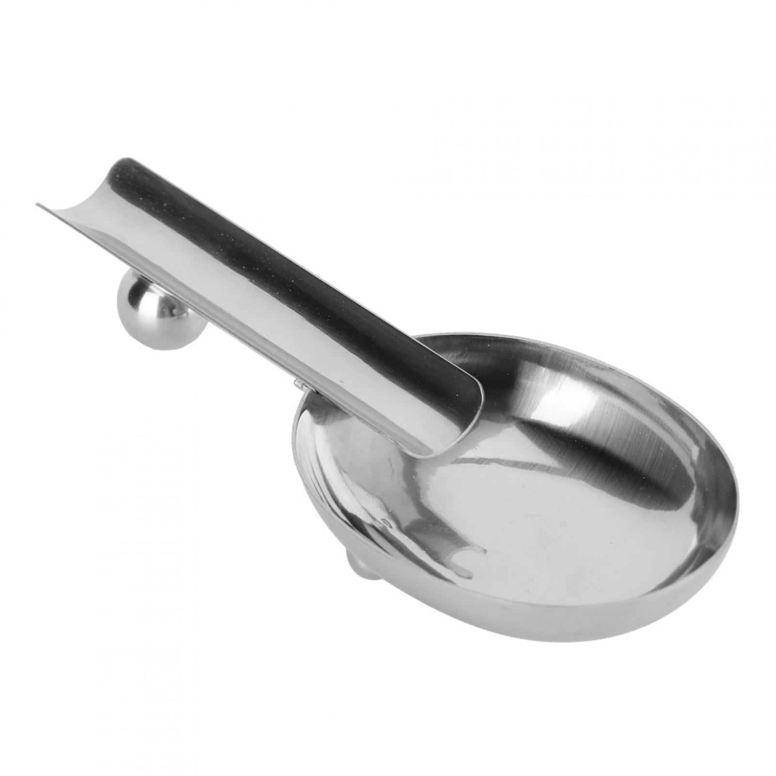 LeiKong Portable Stainless Steel Single Slot Cigar Ashtray with Base ...