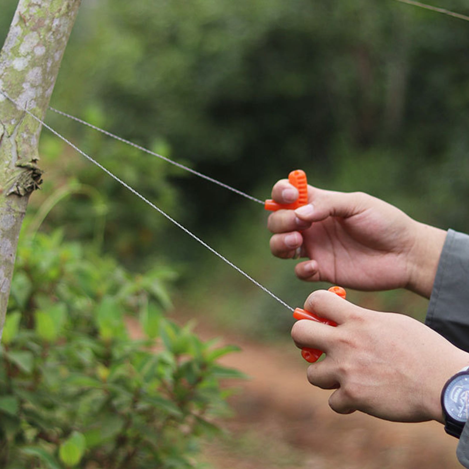 Portable Stainless Steel Survival Wire Saw - Outdoor Camping Saw with ...