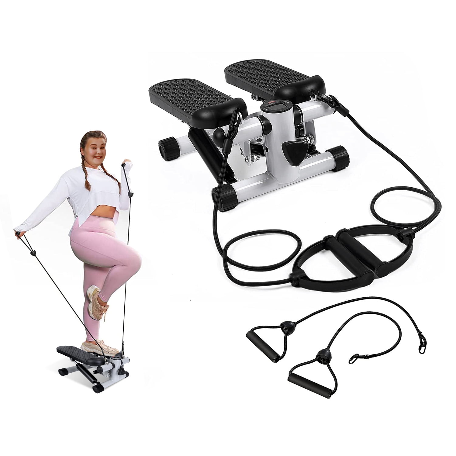 Portable Stair Stepper for Exercise at Home, Mini Steppers with ...