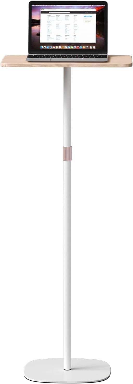 Portable Standing Desk, Floor Standing Laptop Stand, Floor Table ...