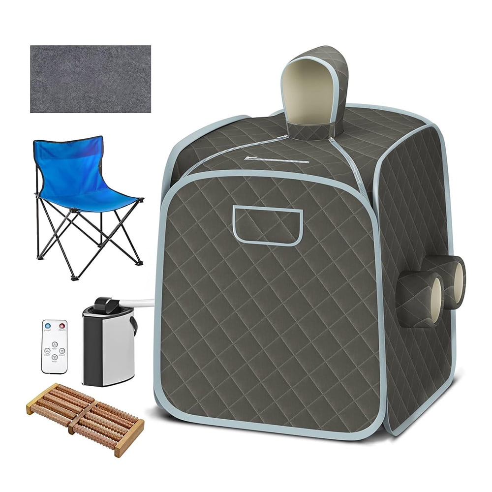 Portable Steam Sauna, Remote Control, 3L Steamer, Foldable Sauna Spa ...