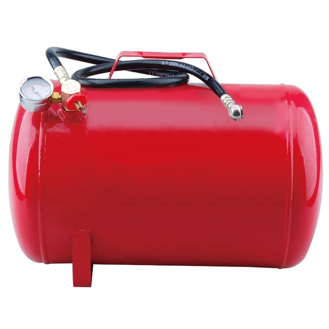 Bridgeland 5 Gallon High Pressure Portable Steel Air Tank with Tire Air ...