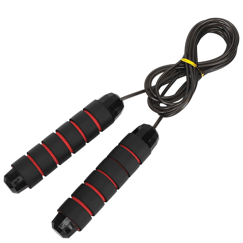 Portable Steel Wire Jump Rope with Foam Handles for Gym and Weight Loss ...