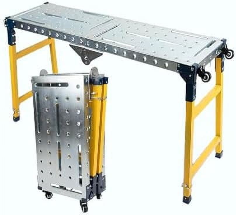 Portable Steel Work Platform, Steel Welding Table Work Bench with ...