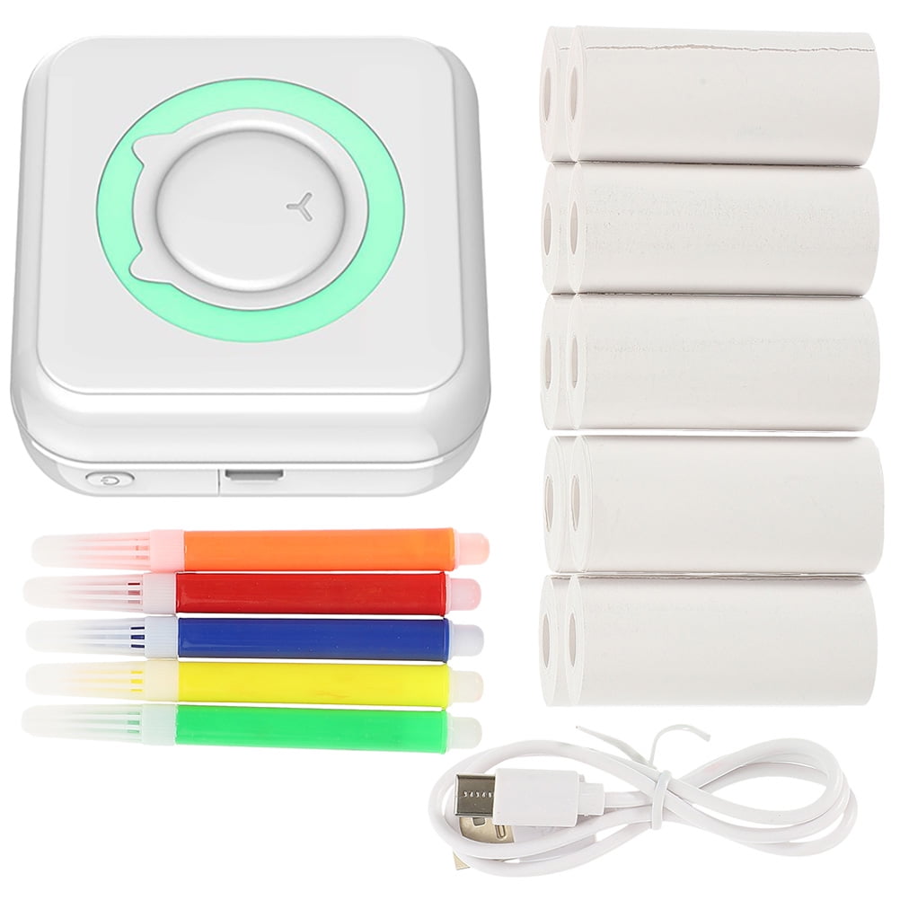 Portable Sticker Maker Label Printer Wireless Paper Labels Machine Mini ...