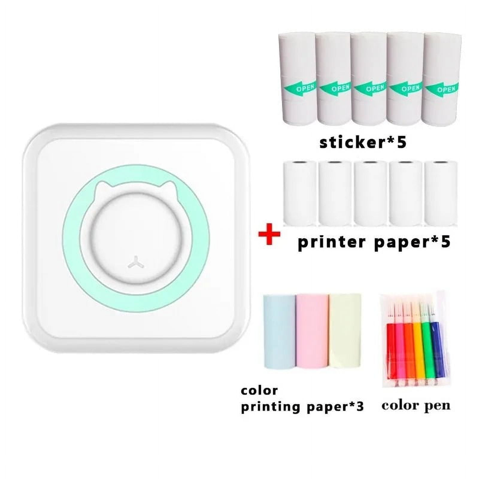 Portable Sticker Printer Mini C15 Pocket Thermal Printer Bluetooth ...