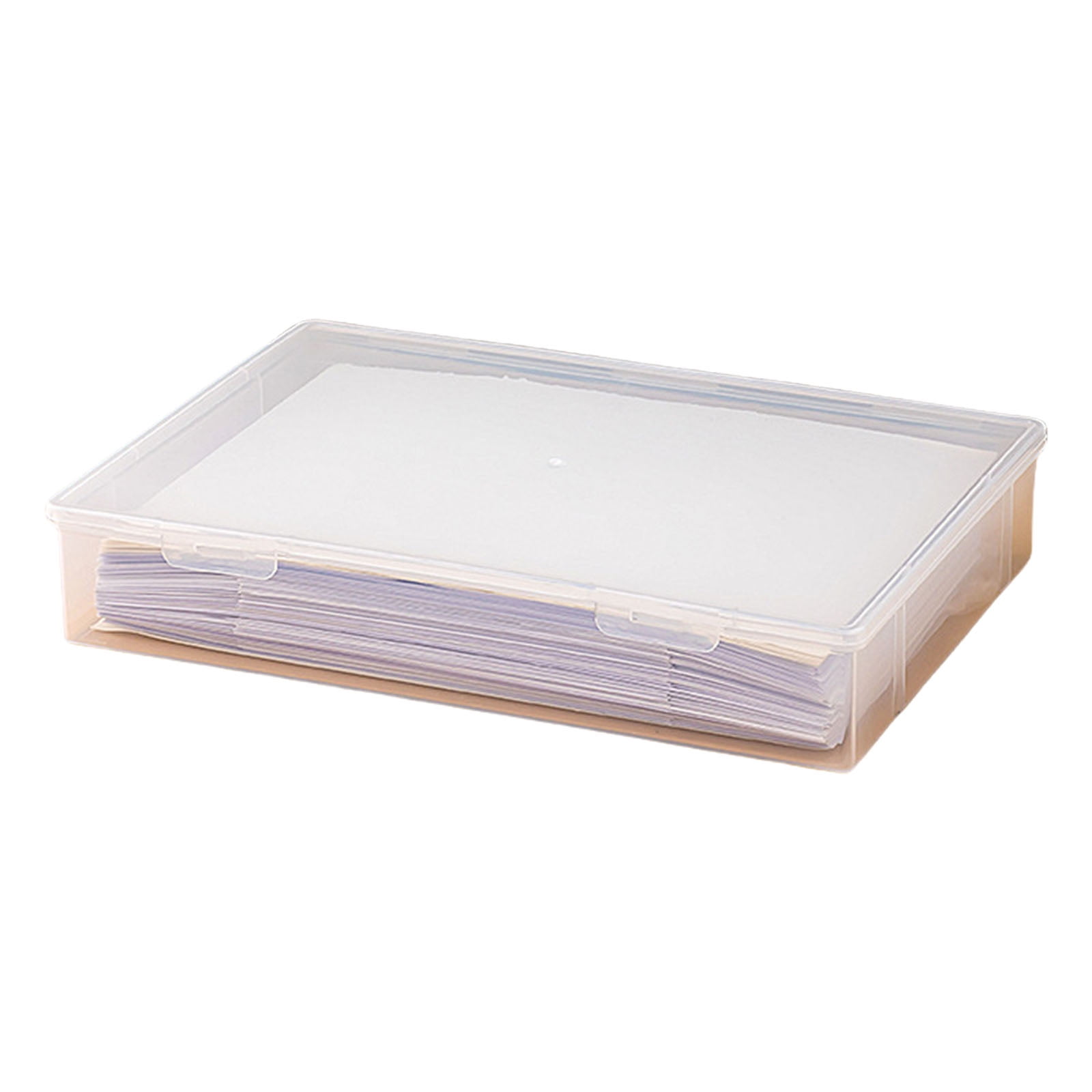 Portable Storage Container for Office Supplies Stackable Document Box ...