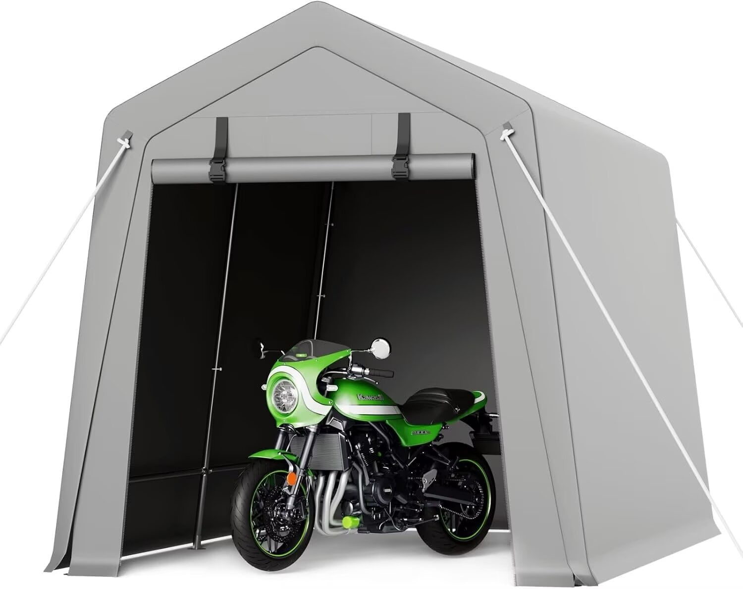 Portable Storage Shelter Shed 7x10 FT, Outdoor Portable Carport with ...