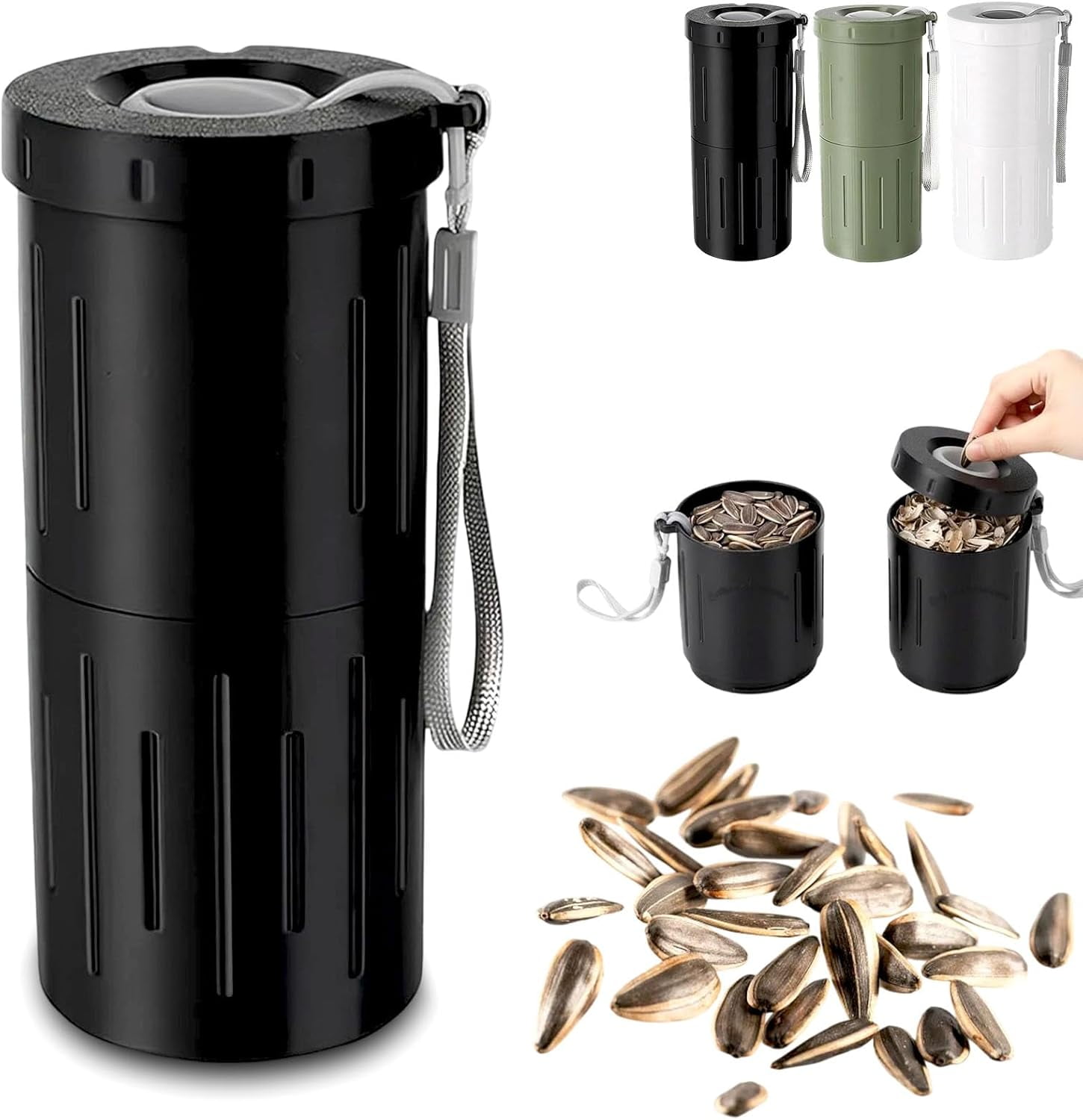 Portable Sunflower Seed Spit Cup 2-in-1 – 2026 New with Seed Storage ...