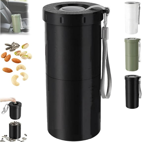 Portable Sunflower Seed Spit Cup with Shell Storage, 2026 New 2-In-1 ...