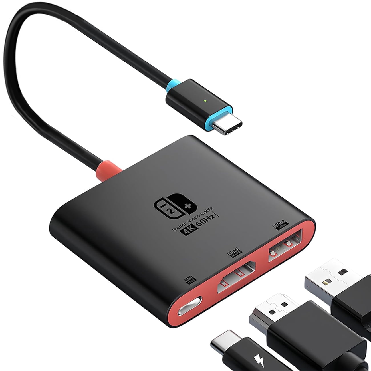Portable TV Dock Station for Switch 2/Switch/Switch OLED, TV Adapter ...