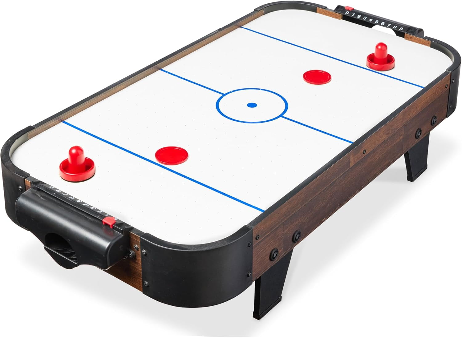 Portable Tabletop Air Hockey Arcade Table for Game Room w/ 100V Motor ...