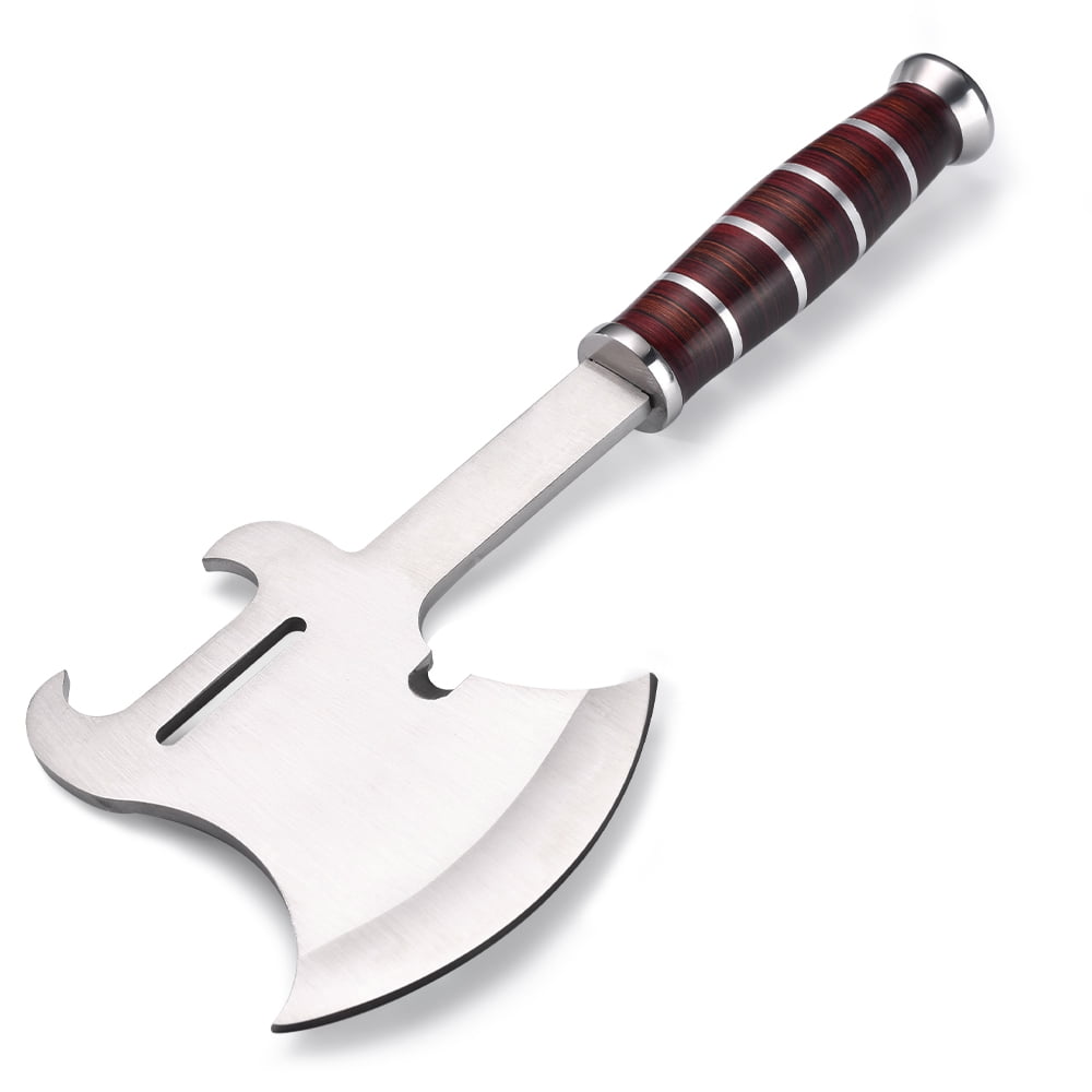 Portable Tactical Hatchet Camping Axe Wooden Handle Survival Ox-head ...