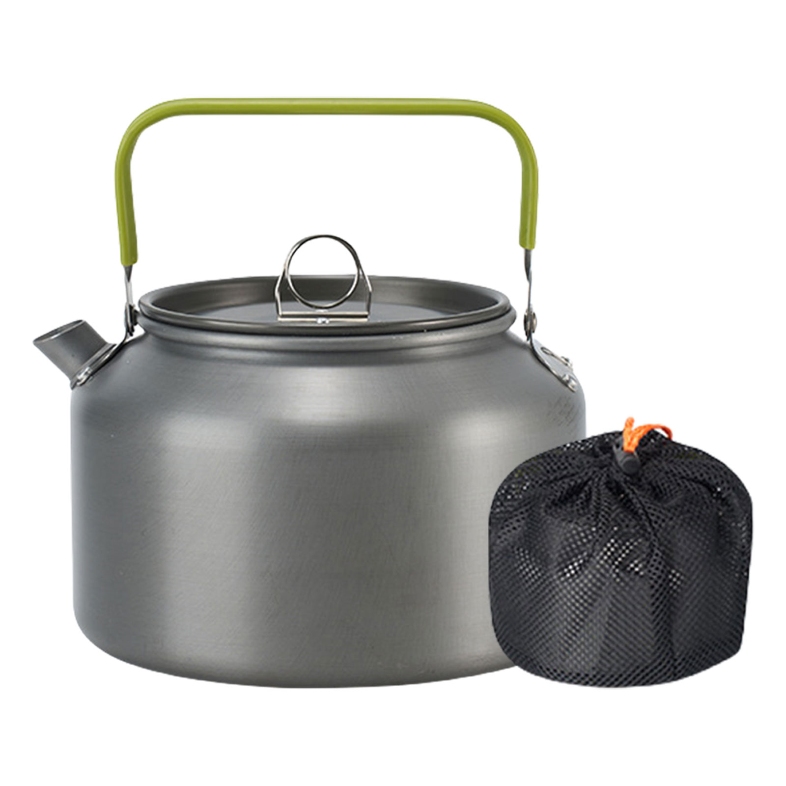 Portable Teapot Aluminum Alloys Camp Teas Coffee Pots Outdoor Hiking ...