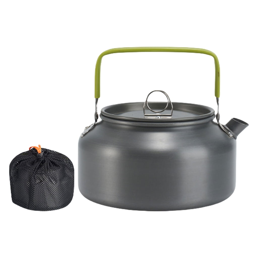 Portable Teapot Aluminum Alloys Coffee Pots Camping Kettle Heat Water ...