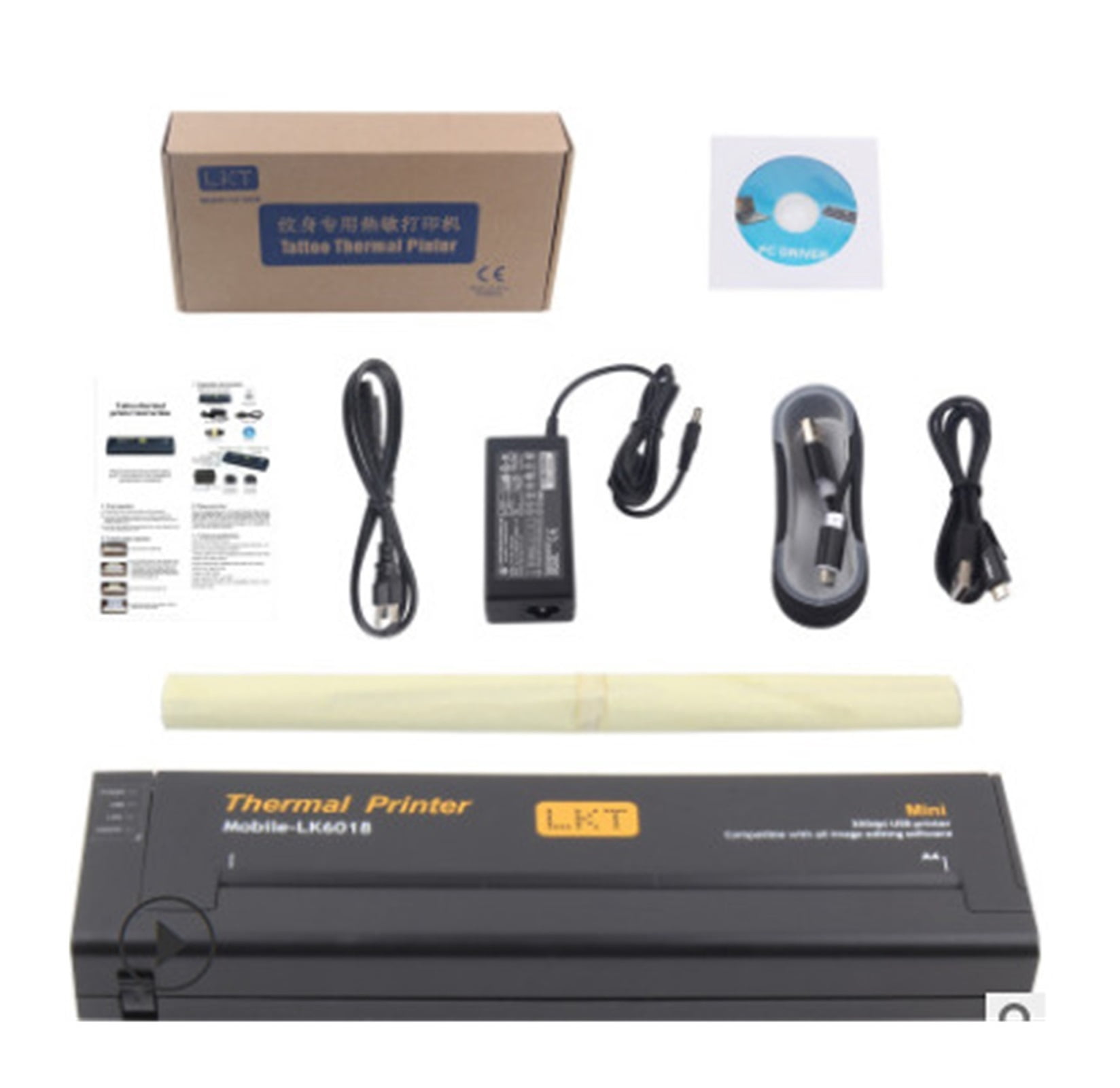 Portable Temporary Tattoo Transfer Machine Printer Drawing Thermal ...