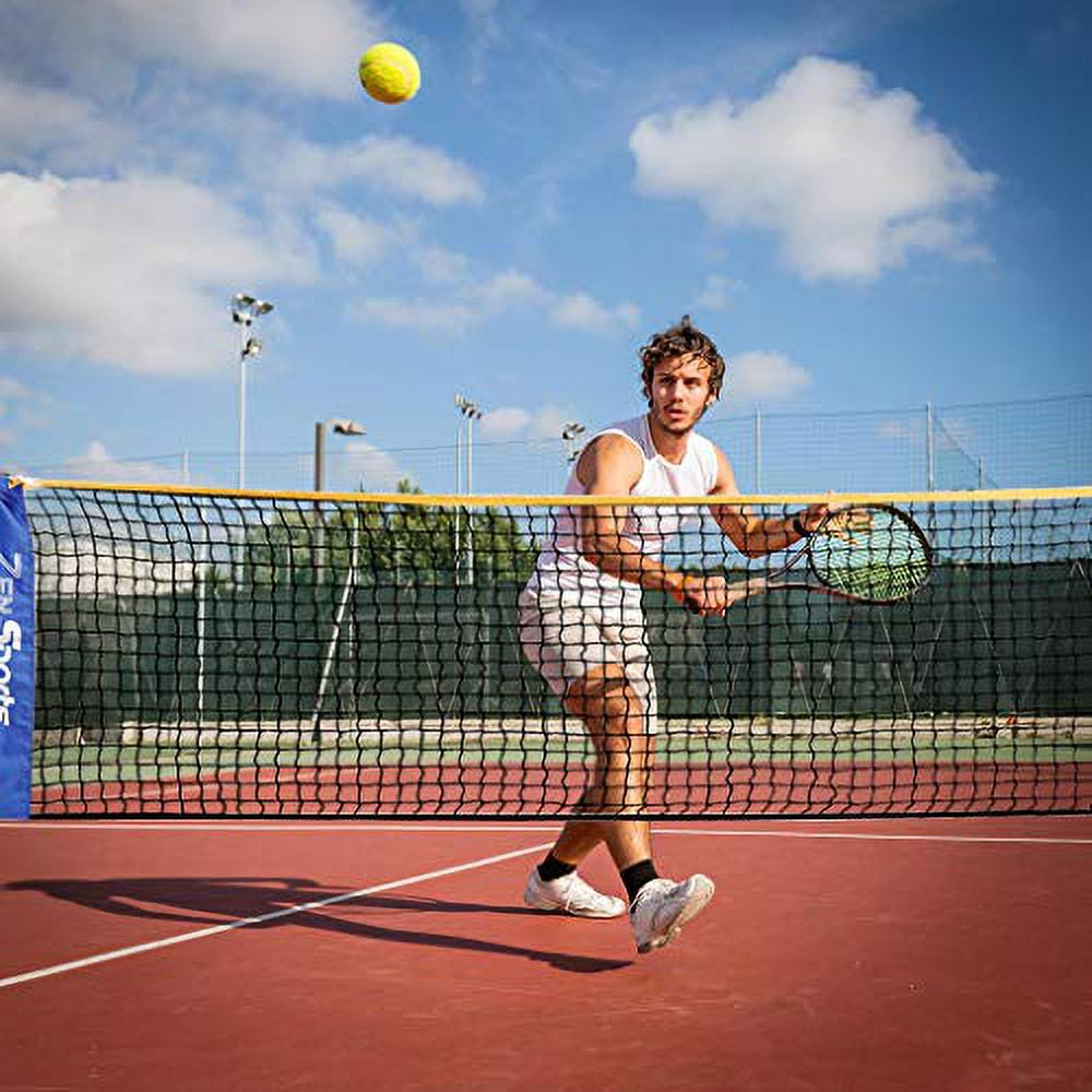 Portable Tennis Net, 10FT x 5FT Height Adjustable Badminton Pickleball ...