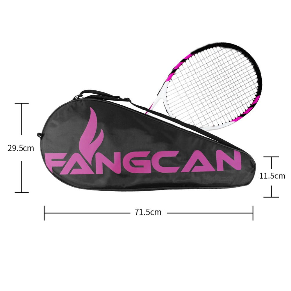 Portable Tennis Racket Bag Racket Bag Storage Bag Blue Pink Pink ...