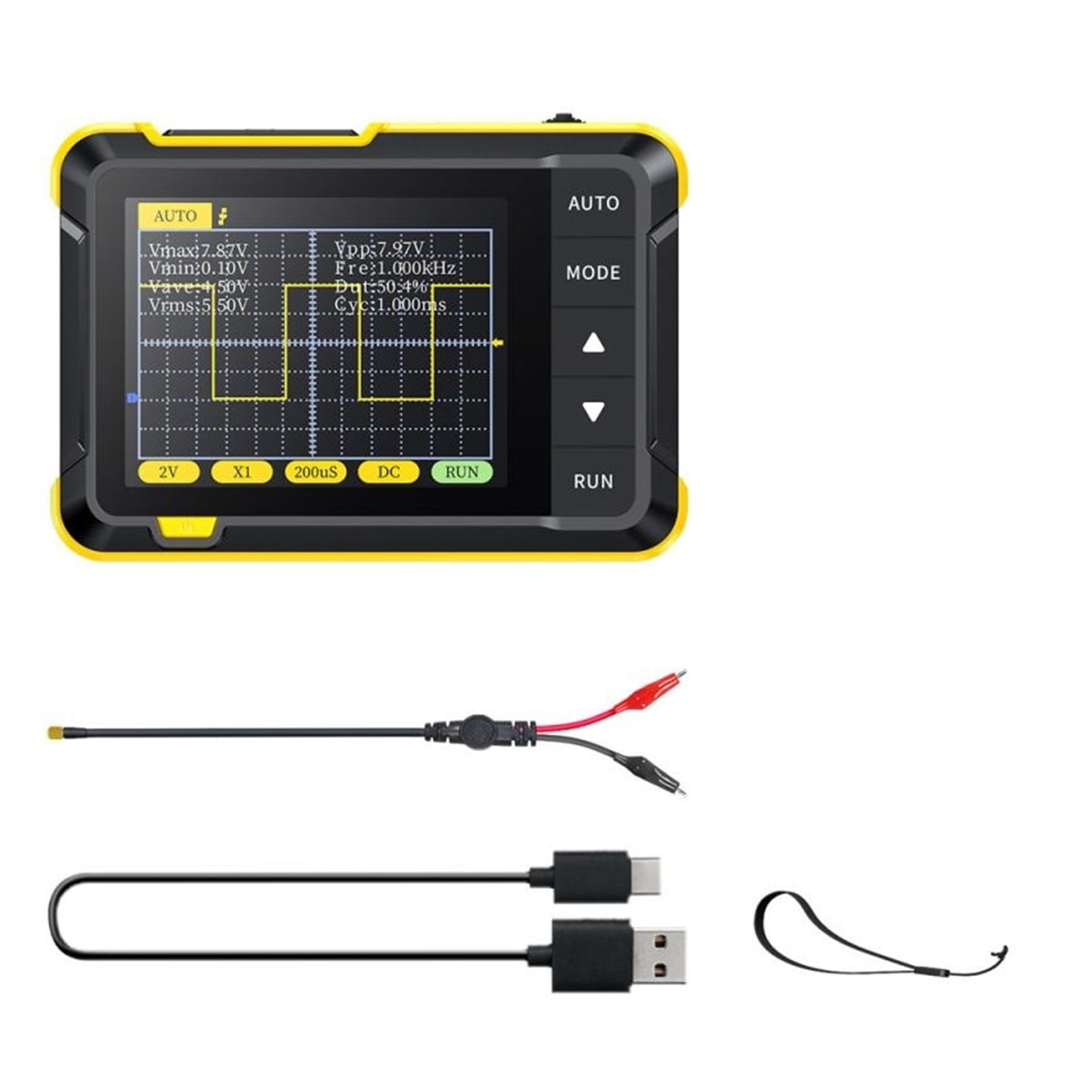 Portable Tester 200khz Analog Bandwidth Dso152 Meter 2.5ms/s Sampling ...