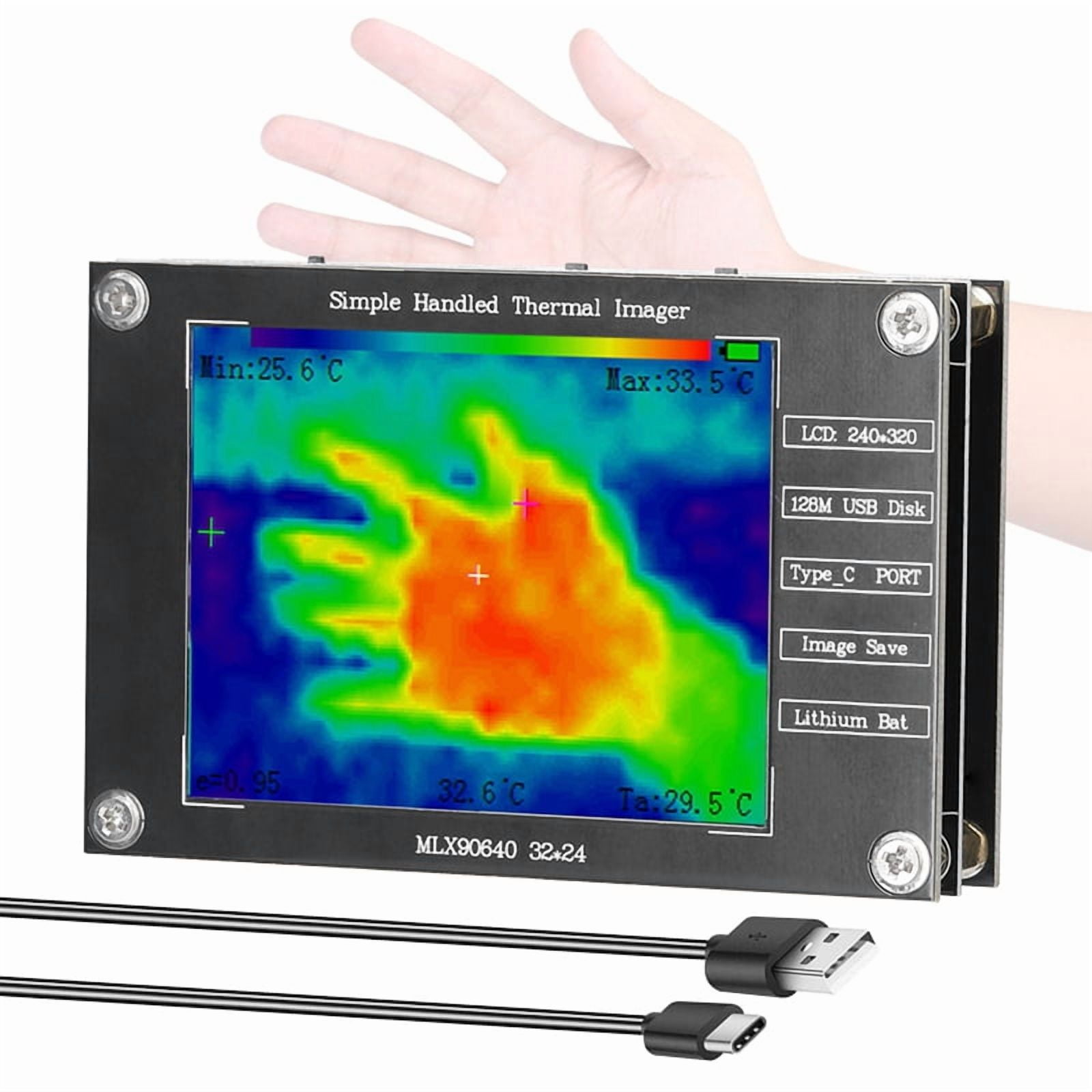 Portable Thermal 2.8inch Imager Small Thermal Imaging Camera Support ...