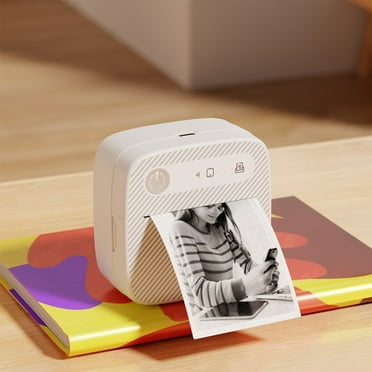 Mini Printer Portable Printer Thermal Printing Sticker Wireless Inkless ...