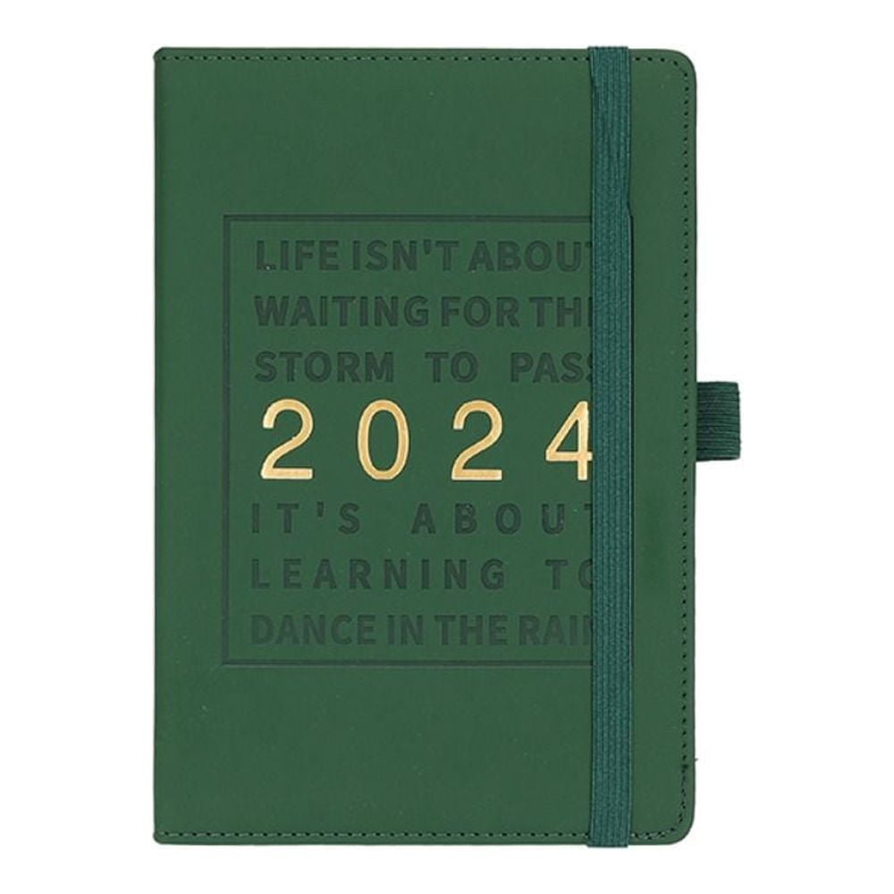 Portable Time Management A5 2024 Planner Notebook Monthly&Weekly Diary ...