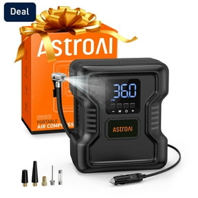 EPAuto 12V DC Portable Air Compressor, Digital Car Tire Inflator ...