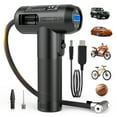 Portable Tire Inflator Air Compressor, 150 PSI Air Pump with 4000mAh ...