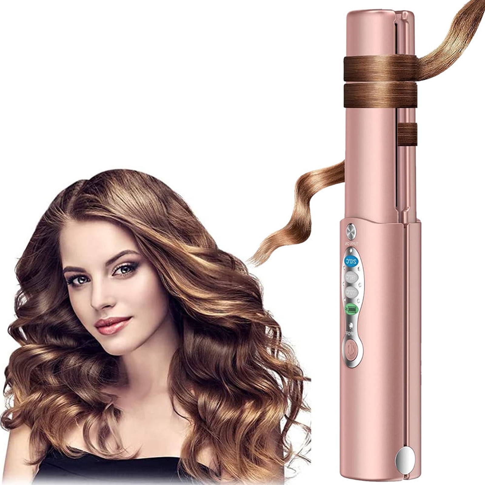 Portable Titanium Cordless Hair Straightener, Heats Up in Seconds ...