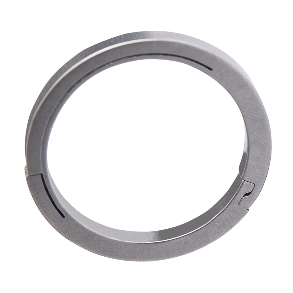 Portable Titanium Flat Keychain Rings Split Side Pushing Key Rings ...