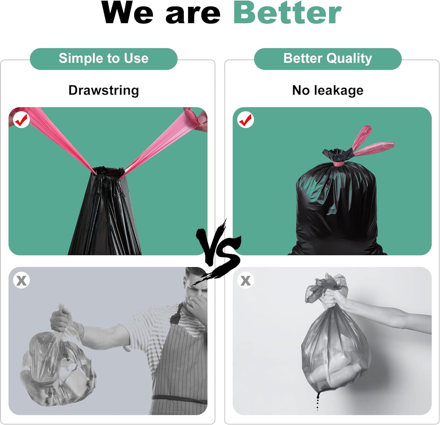 Portable Toilet Bags Set 30 Packs,Portable & Fast-Absorbing Camp Toilet ...