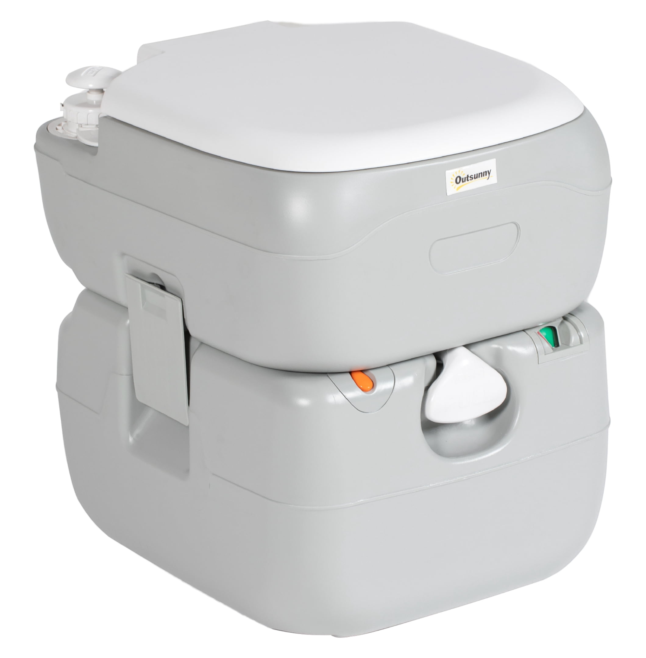 Portable Toilet for Camping - 5.8 Gallon Porta Potty with Level ...