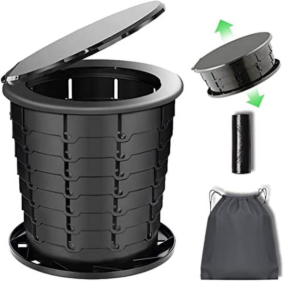 Portable Toilet for Camping Retractable Travel Toilet Portable Potty ...