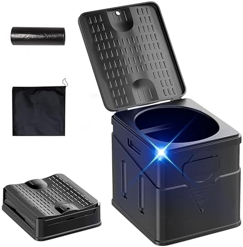 Portable Toilet,Camping Toilet Have Small Foldable Size. It Compact ...