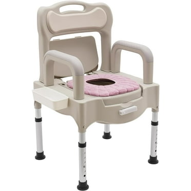 Drive Medical Heavy Duty Bariatric Folding Bedside Commode Chair HSA ...