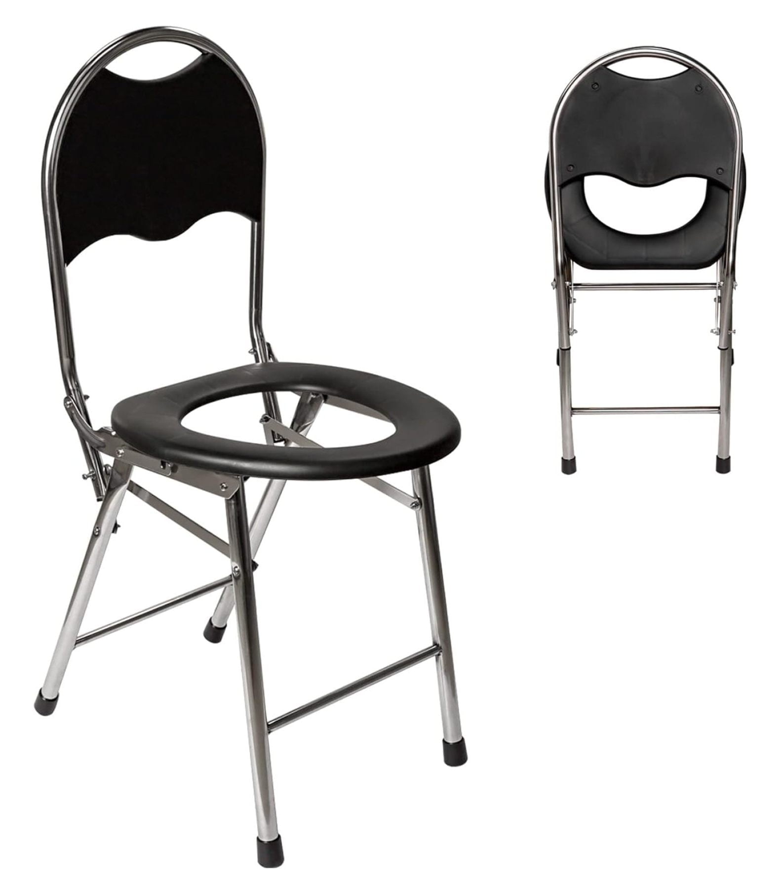 Portable Toilet Commode Chair, Portable Camping Toilet for Adults ...