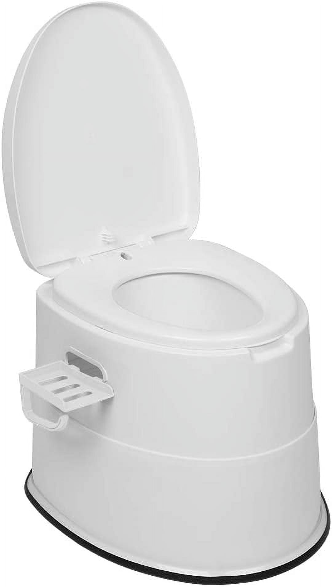 Portable Toilet | Indoor Outdoor Commode w/Detachable Inner Bucket ...