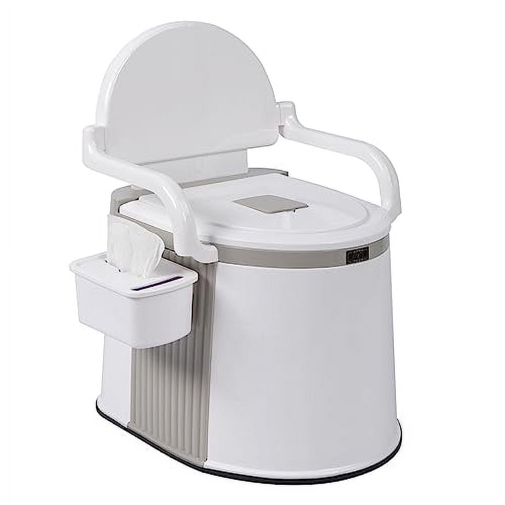 Portable Toilet Travel Toilet, Lightweight Camping Porta Potty with ...