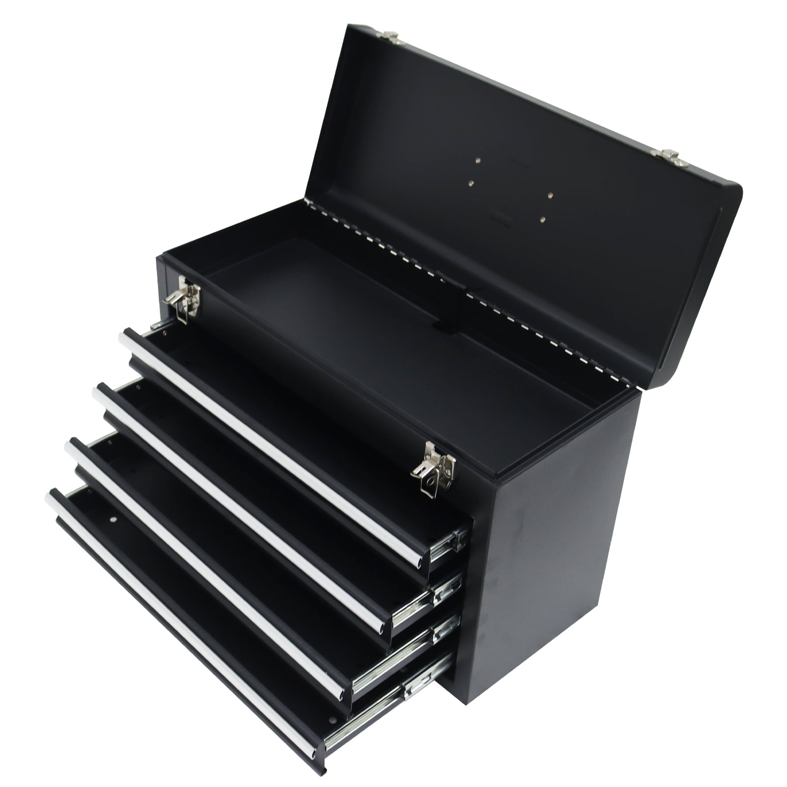 Portable Tool Box 4 Drawers & Top Storage Tray Tool Box for Garage Warehouse Repair Shop ...