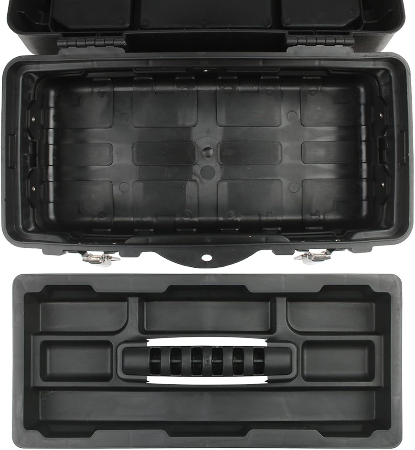 Portable Tool Cart with 899 PCS Tools,Black Hand Tool Box with 4 Layers ...