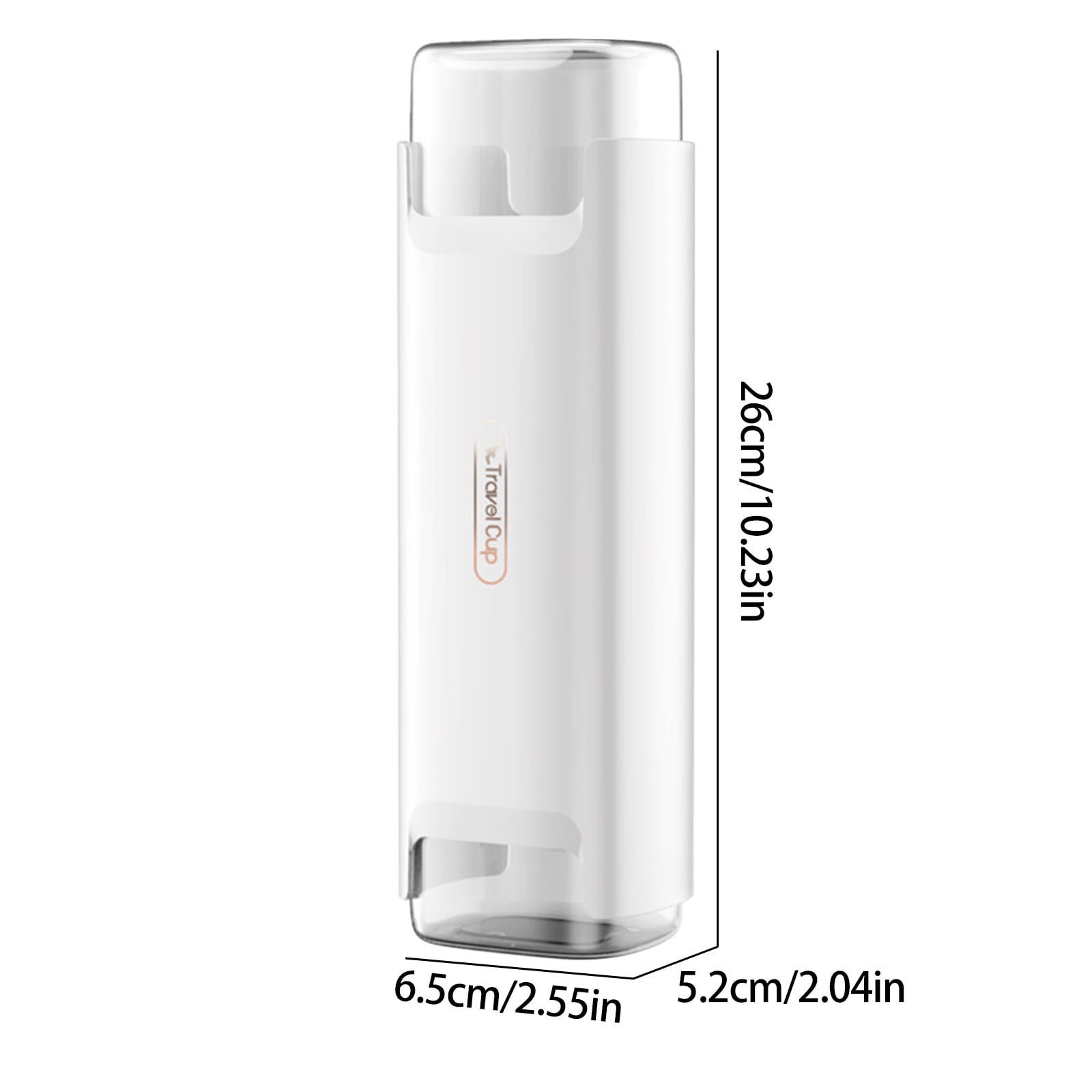 Portable Toothbrush Travel Case with Wash Cup - Compact Toothbrush ...