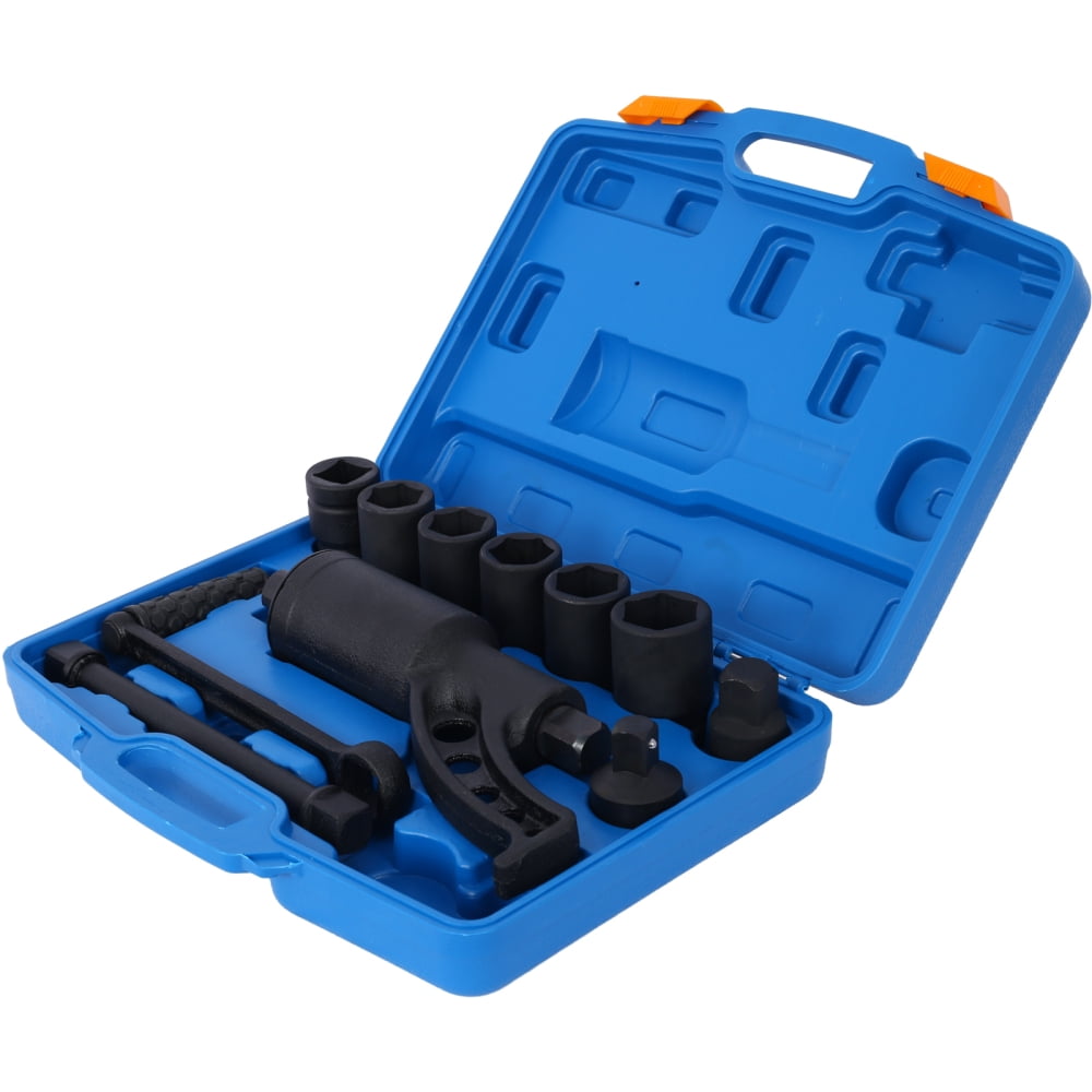 Portable Torque Multiplier Wrench Set with8 CR-V Socket and Storage Box ...