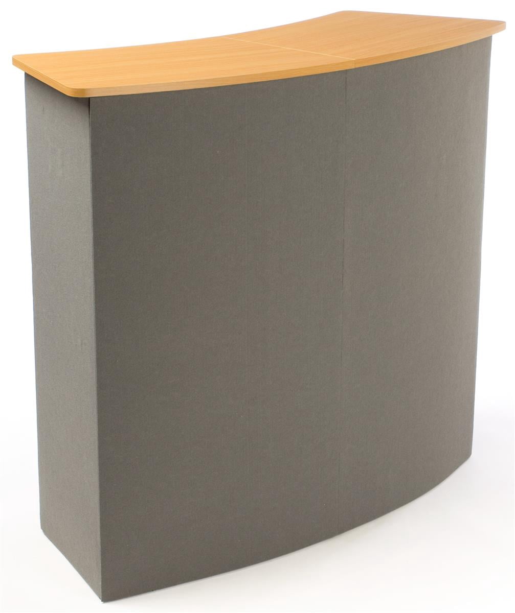 Portable Trade Show Counter, Sets Up In Minutes, Includes Gray Hook ...