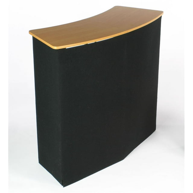 Portable Trade Show Display Counter Kiosk with Pop-up Design, 3.5 Feet ...