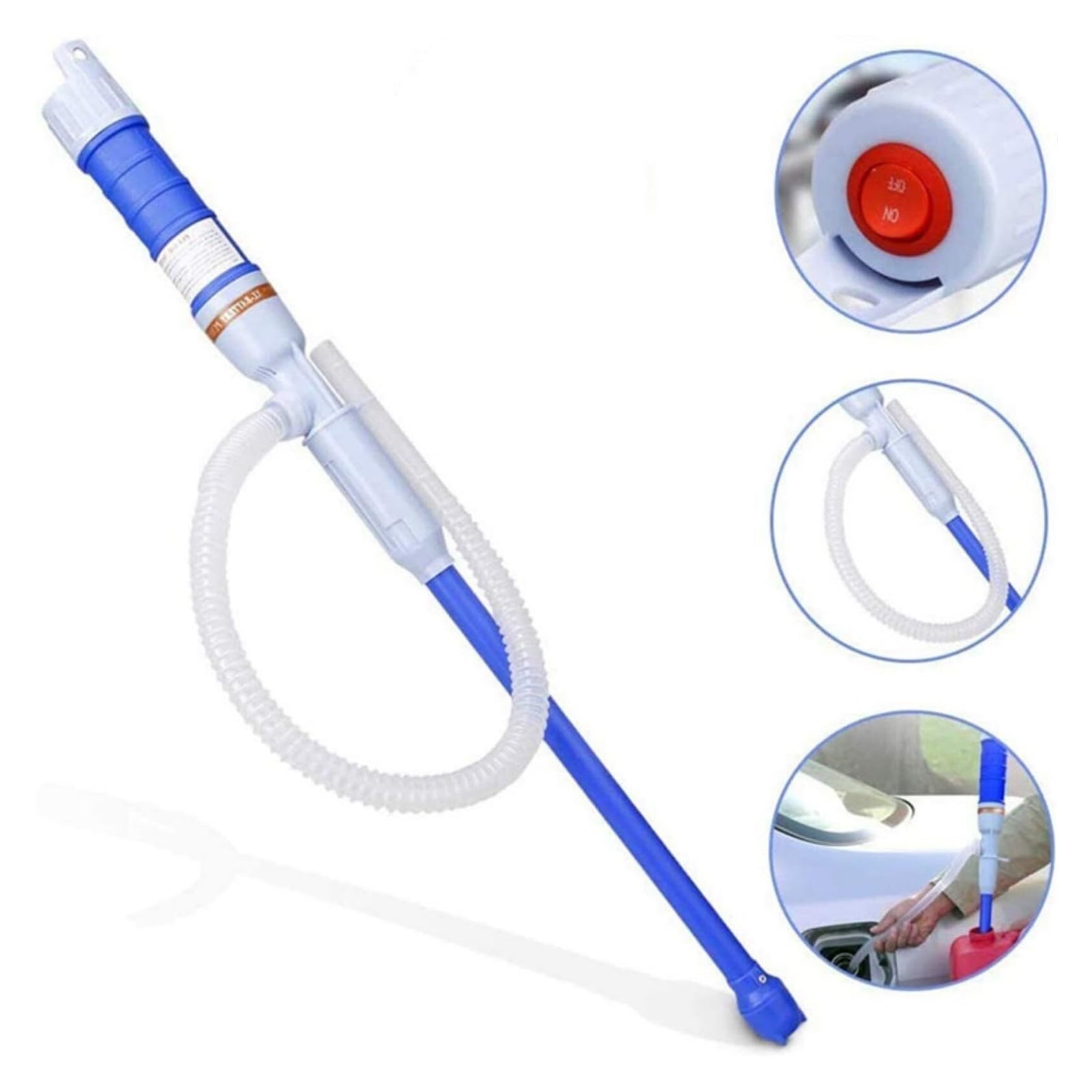 Portable Transfer Pump Battery Operated Electric Siphon Pump,Easy to ...