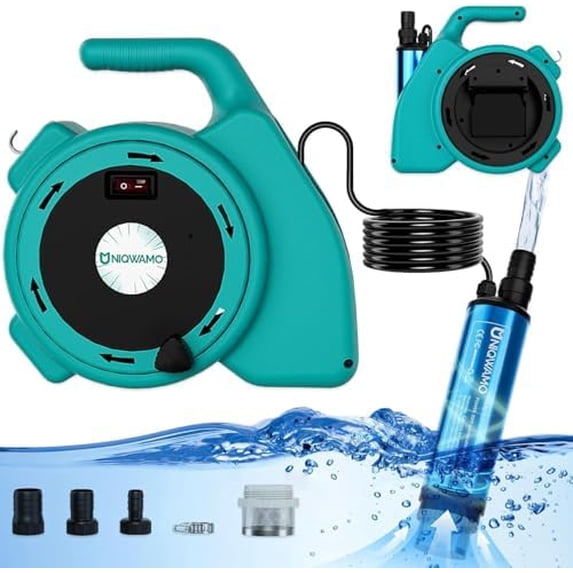 Portable Transfer Pump Compatible for Makita 18V Battery, 635GPH, 120W ...