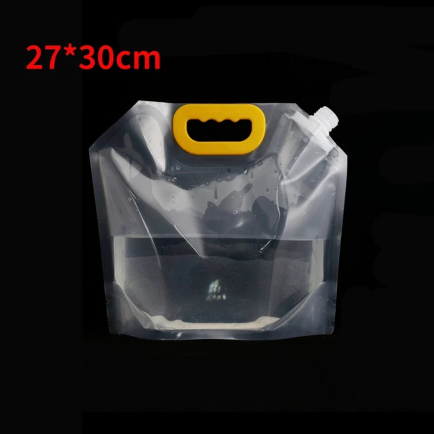 Portable Transparent Reusable Divided Plastic Spout Pouch for Liquid ...
