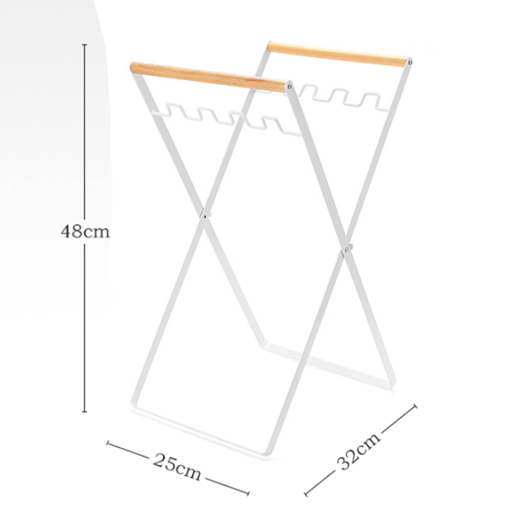 Portable Trash Bag Rack Plastic Bag Shelf, Portable Garbage Bag Holder ...